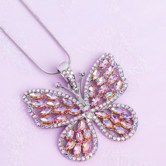 Jewelry | Fame And Flutter Multi Butterfly Necklace Empire Diamond ...